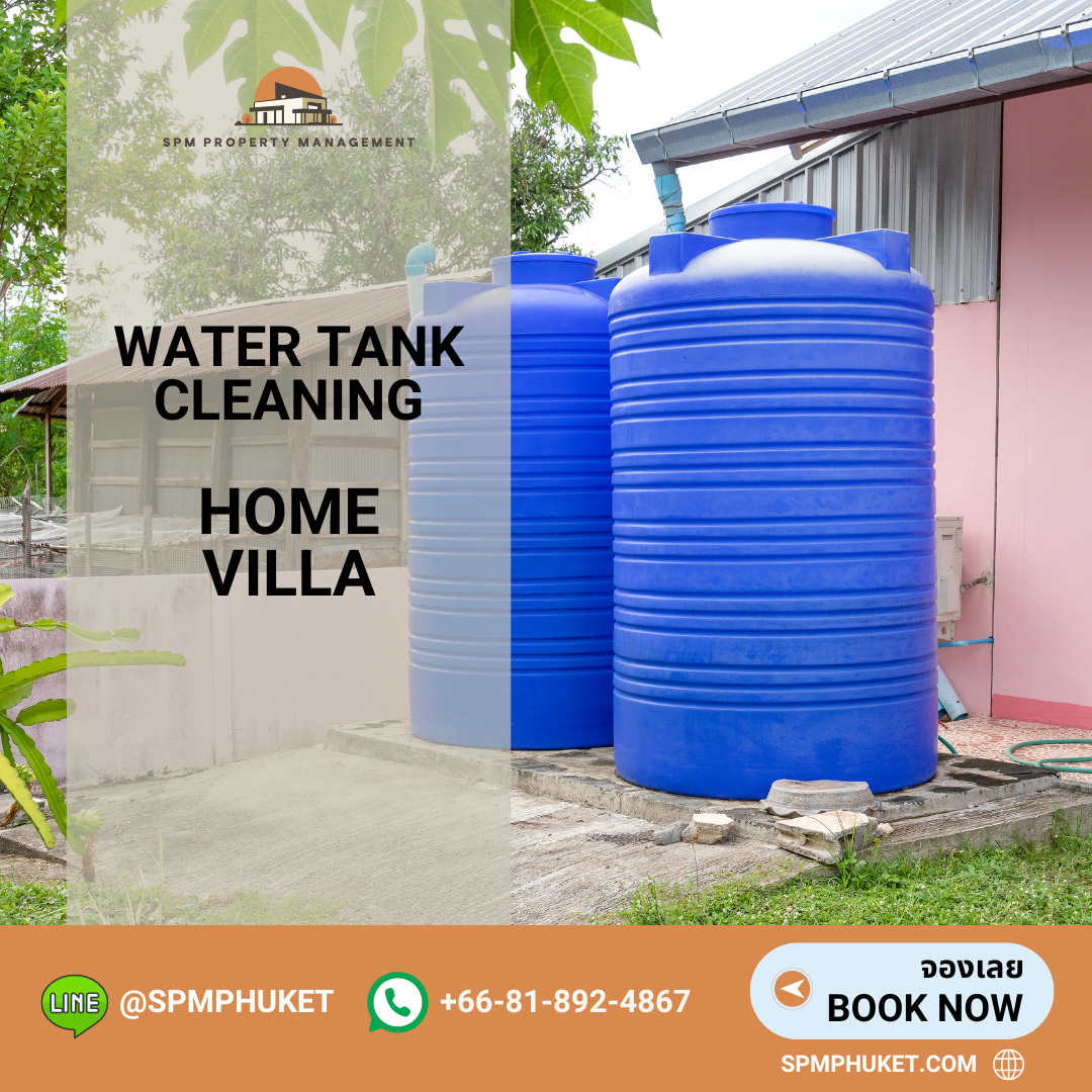 Home Water Tank Cleaning - SPM Property Management Phuket